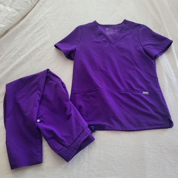 Other | Figs Small Purple Scrub Set | Poshmark